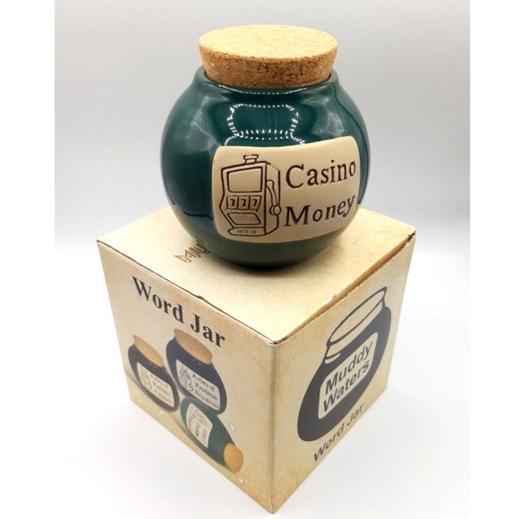 Muddy Water Hand | Kitchen | Muddy Waters Hand Crafted Word Jar Casino ...